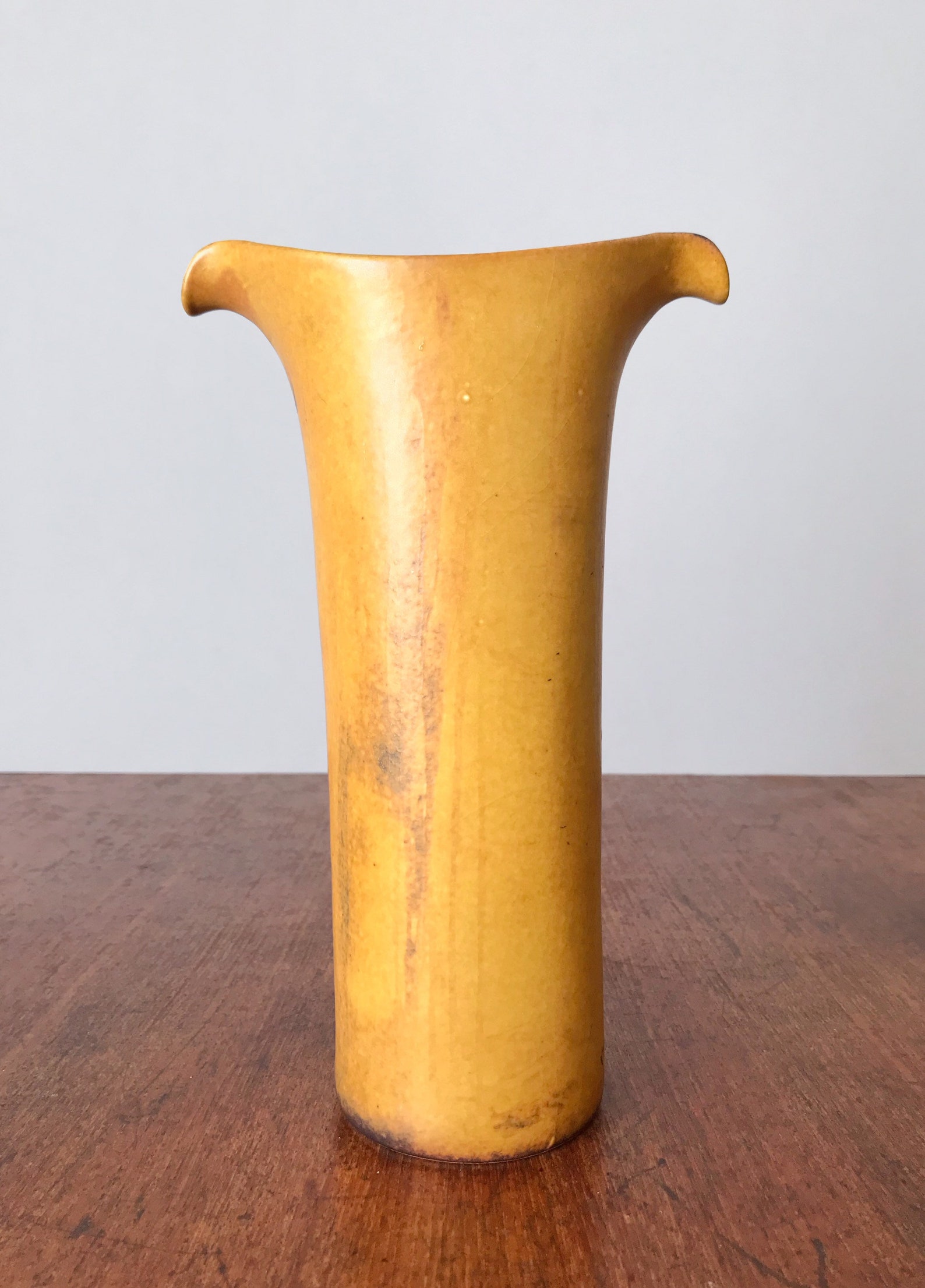 Mid Century Vintage Bennington Potters Vase 1637 Matte Dark - Etsy