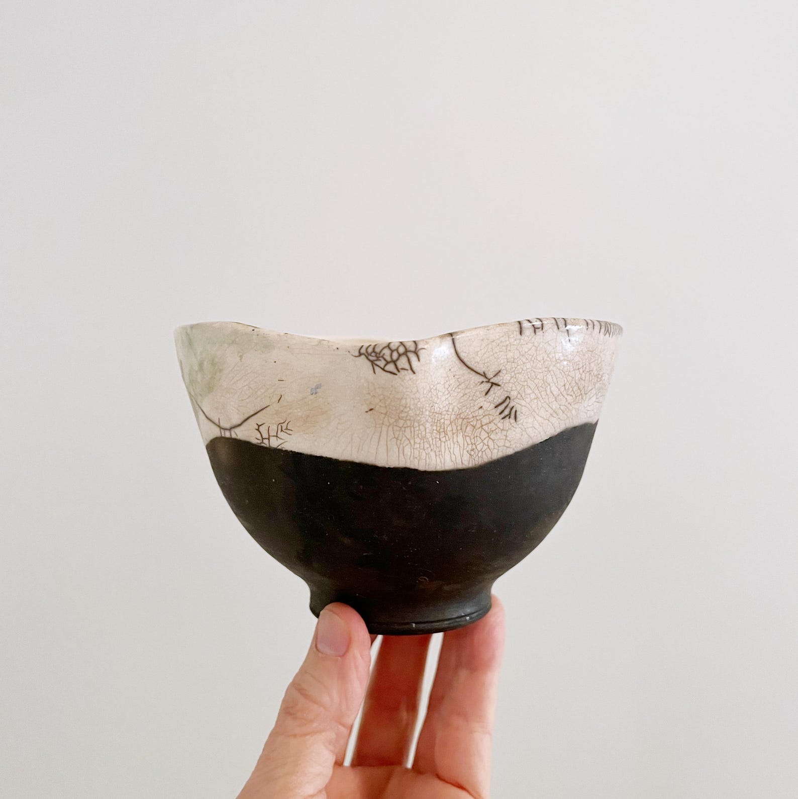 Vintage Spaulding Taylor Signed Ceramic / Pottery Raku Bowl Beautiful ...