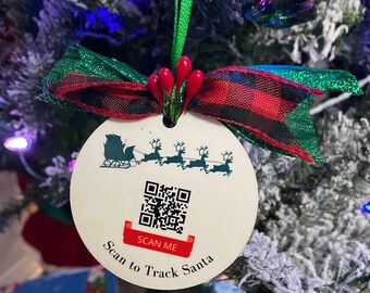 Santa Qr Code Track - Etsy