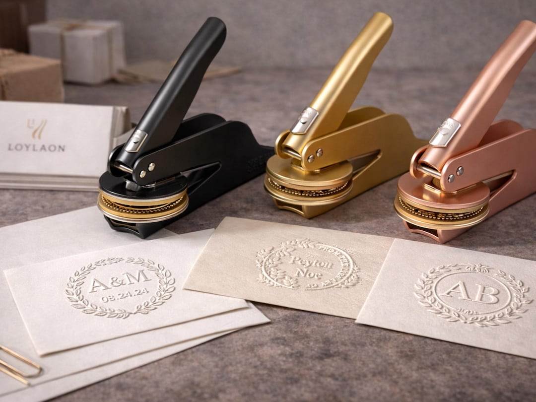 Custom Logo Embosser & Stamp Seal /professional Business Branding Tool ...