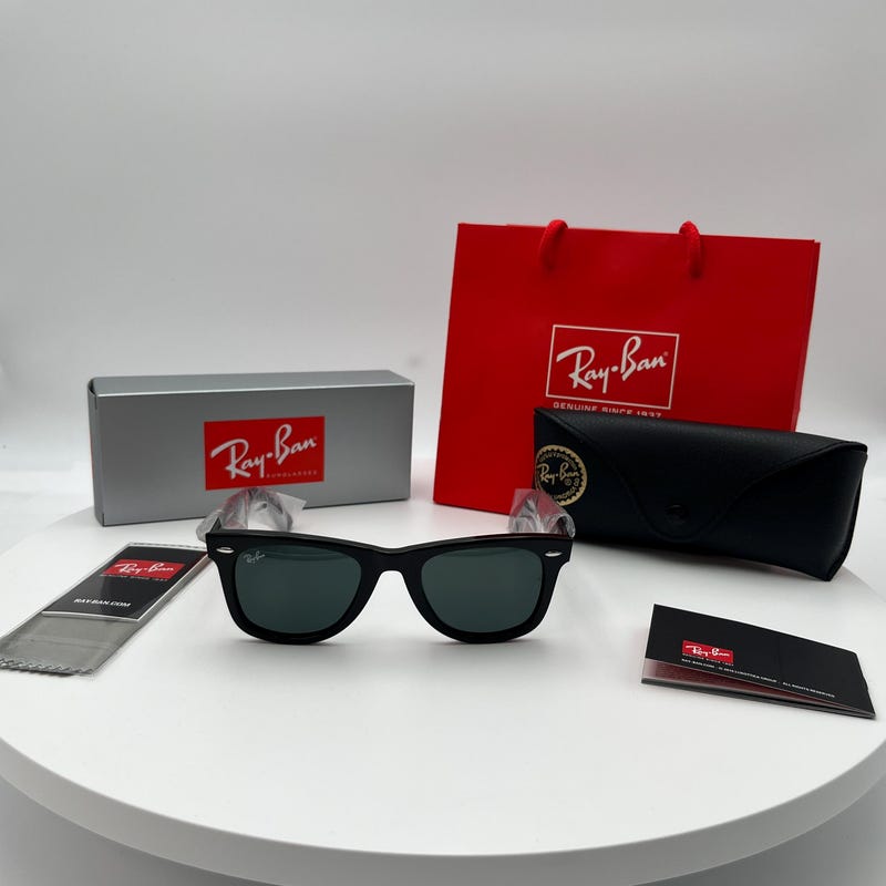 Wayfarer schwarz rb - Etsy.de