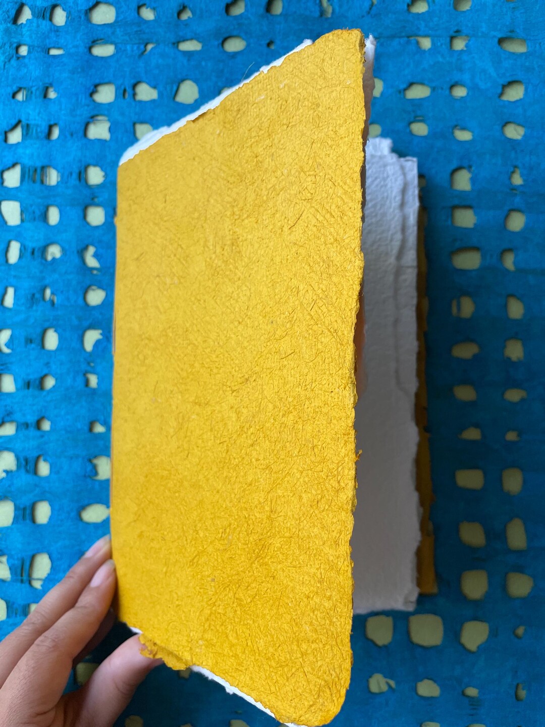 Handmade Codex Journal – Yellow Huun Paper Sketchbook, Coptic Bound ...