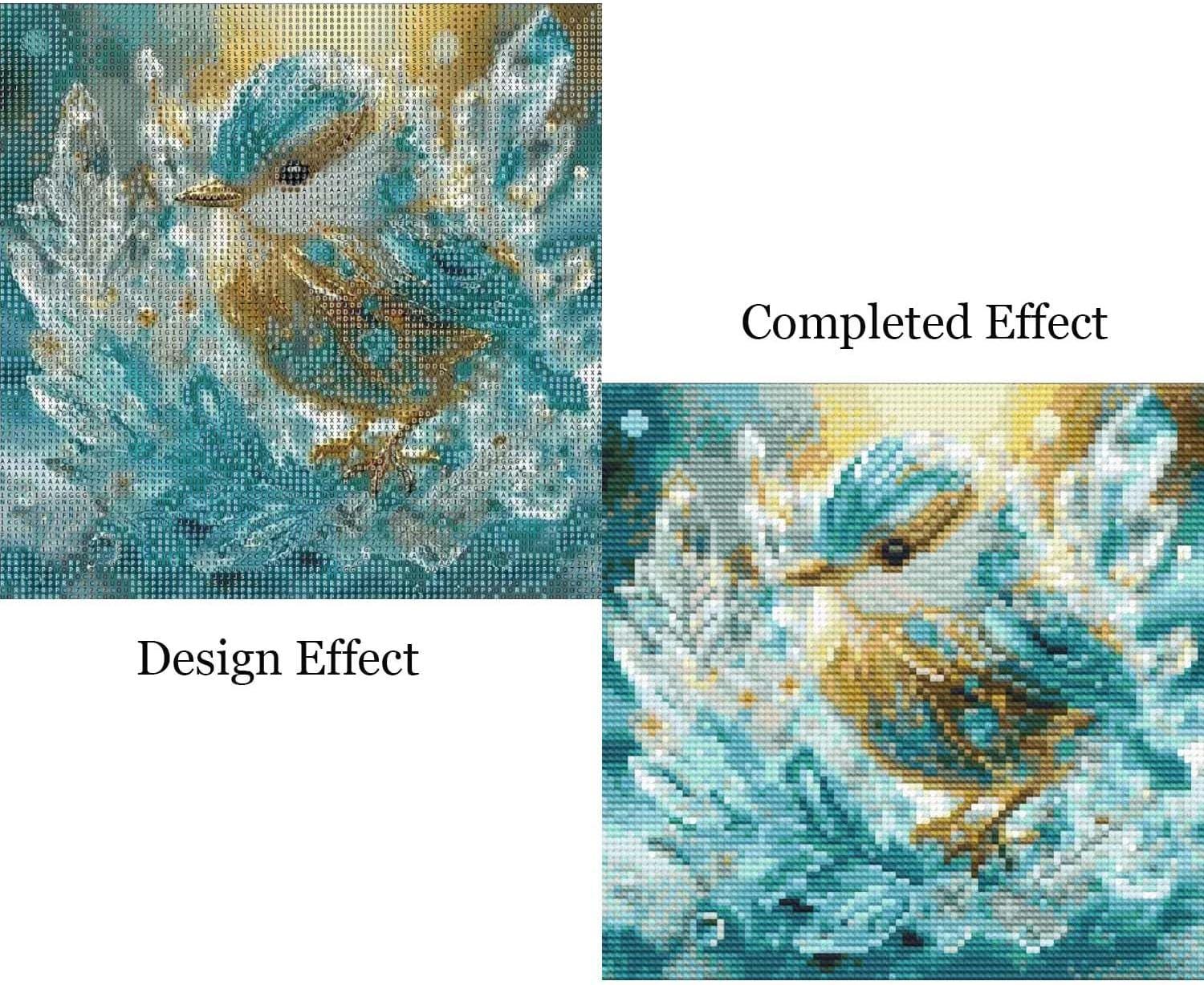 Bluebird Diamond Art Kit, DIY Gem Art Home Decor - Etsy
