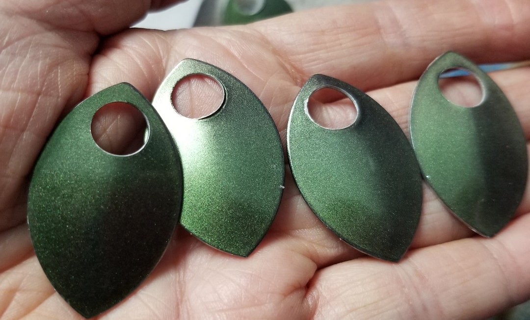 Dragon Scales - Aluminum - Large - Color Changing - Sets of 25 - Green ...
