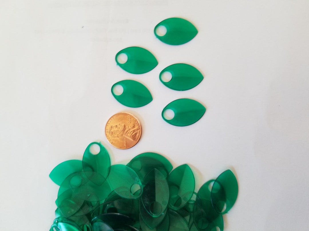 Dragon Scales - Small - Green Plastic - Sets of 100 - Etsy