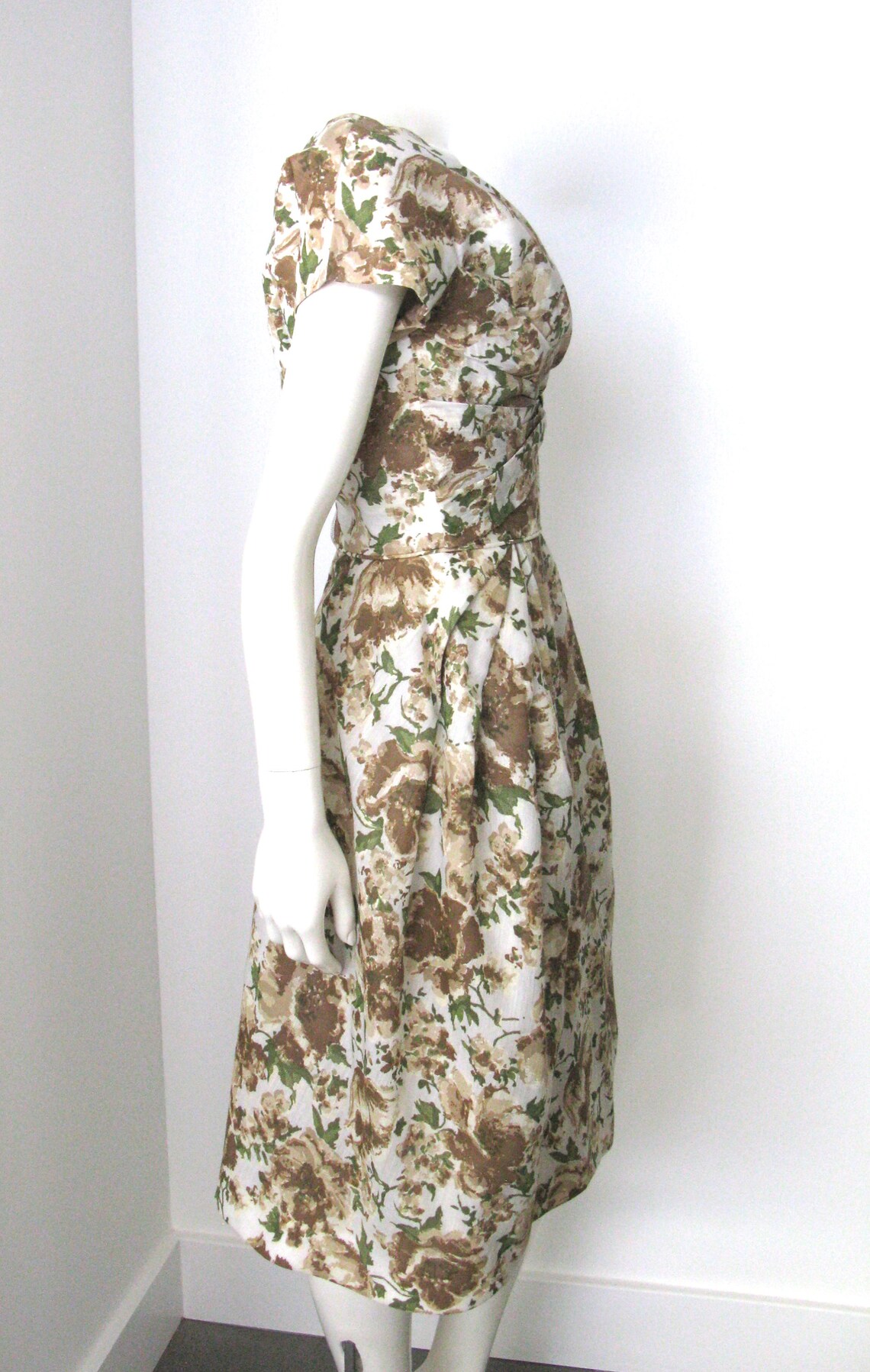 Vintage 1950s 1960s Peggy Hunt Floral Wiggle Dress XS/S - Etsy