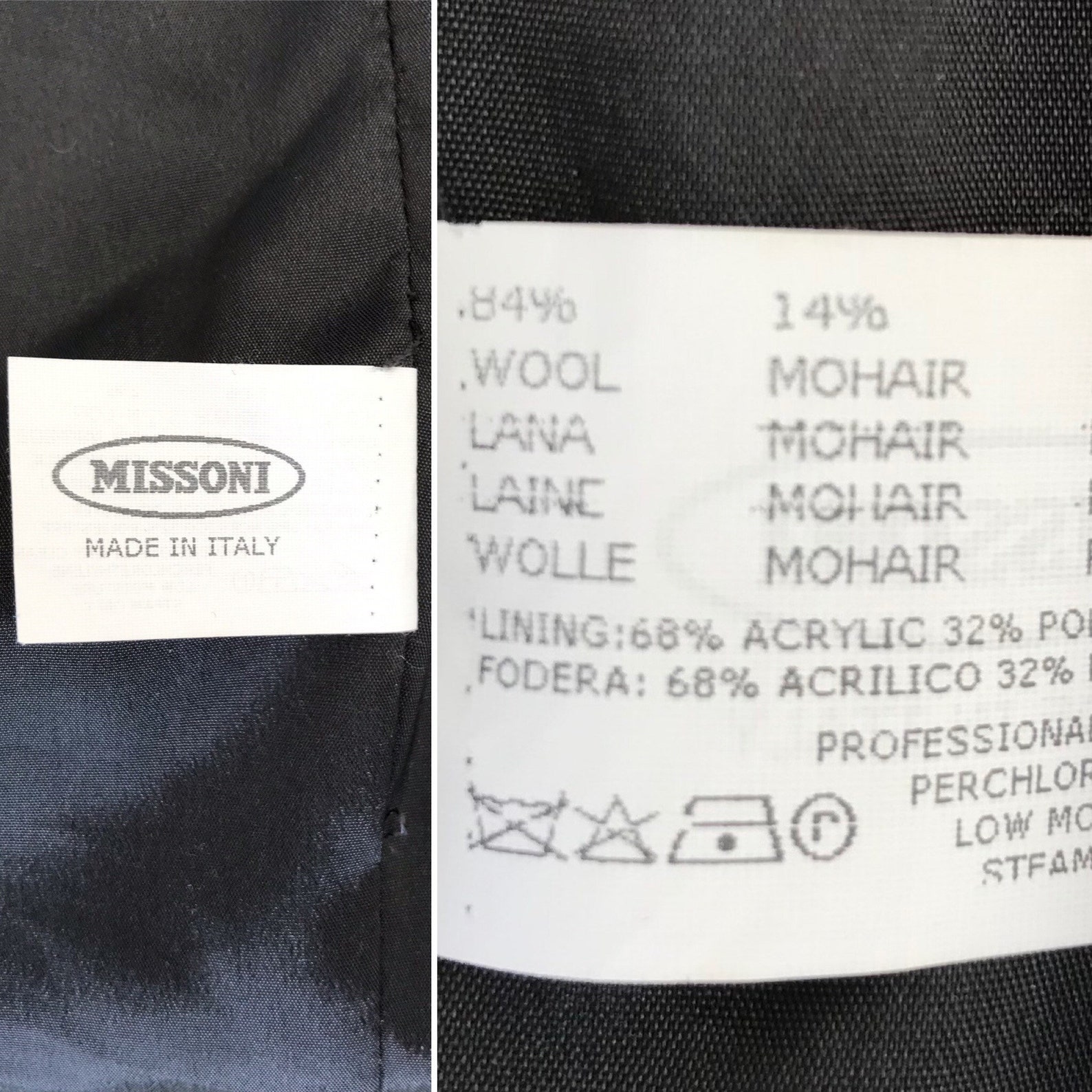 Beautiful Vintage Missoni Orange Label Double Breasted Floral Jacket ...