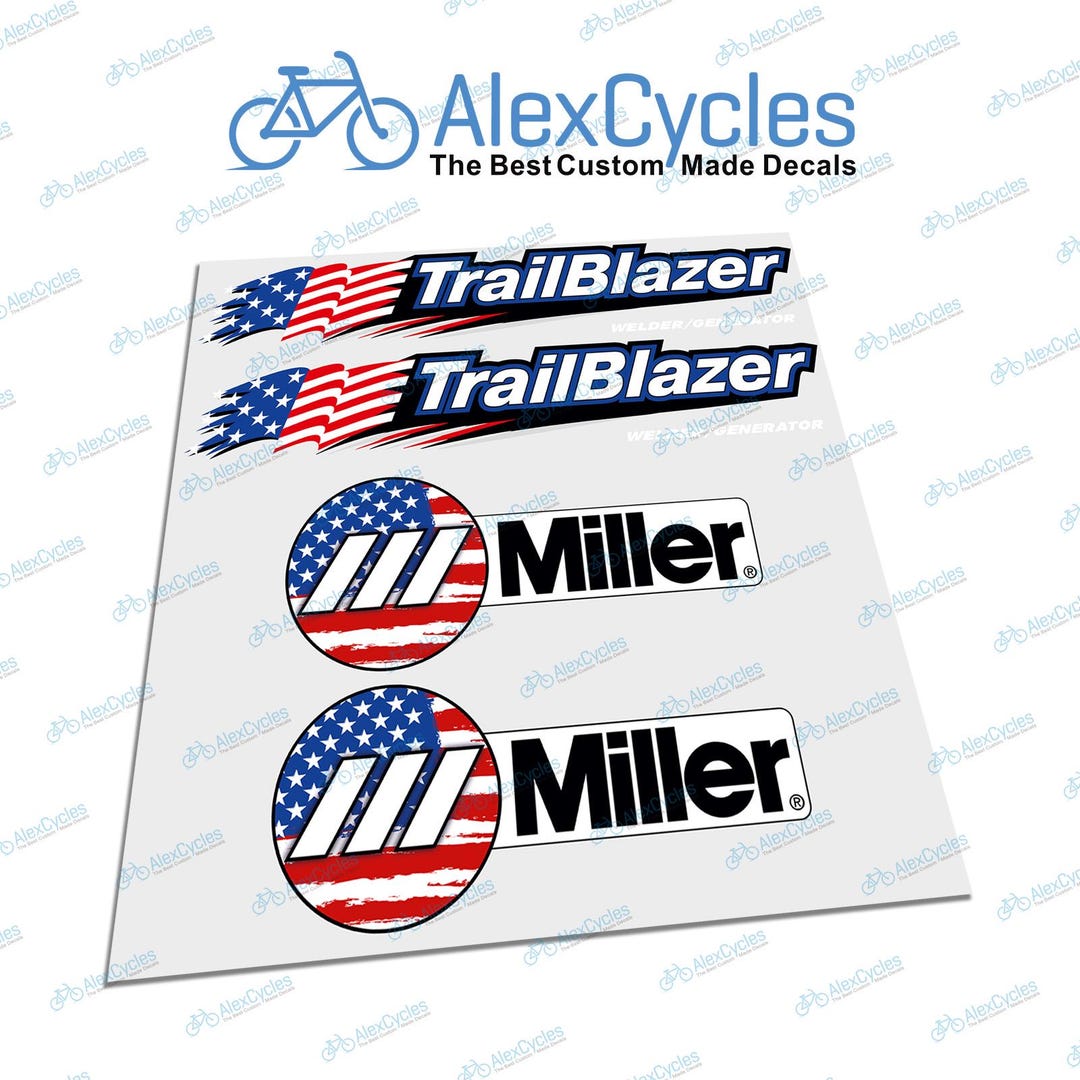 Trailblazer Bobcat Miller Welder Generator Patriotic USA Flag ...