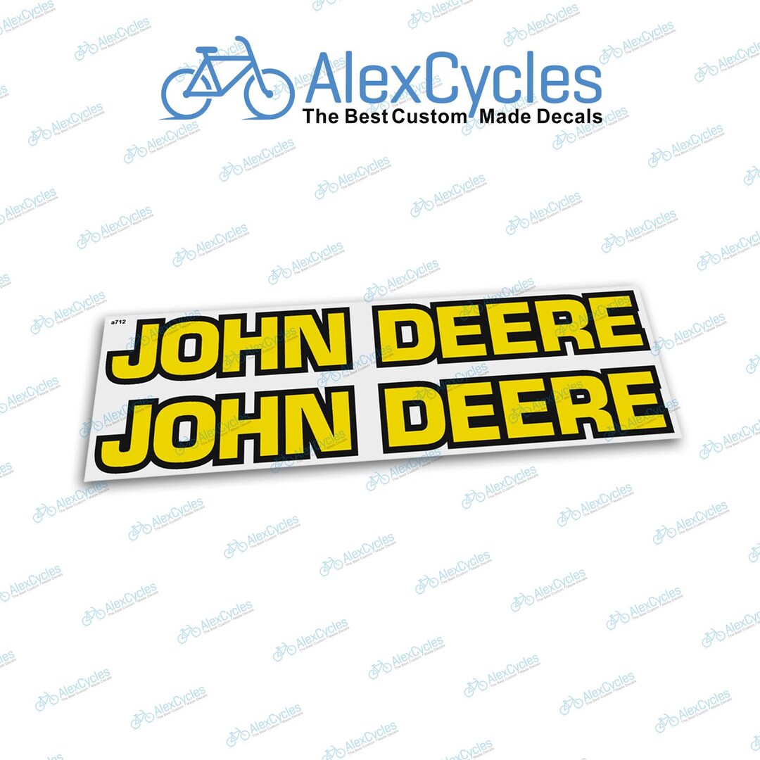 John Deere Decals Stickers Letters 2-3/8" X 15" Z-trac, F Series Lawn ...