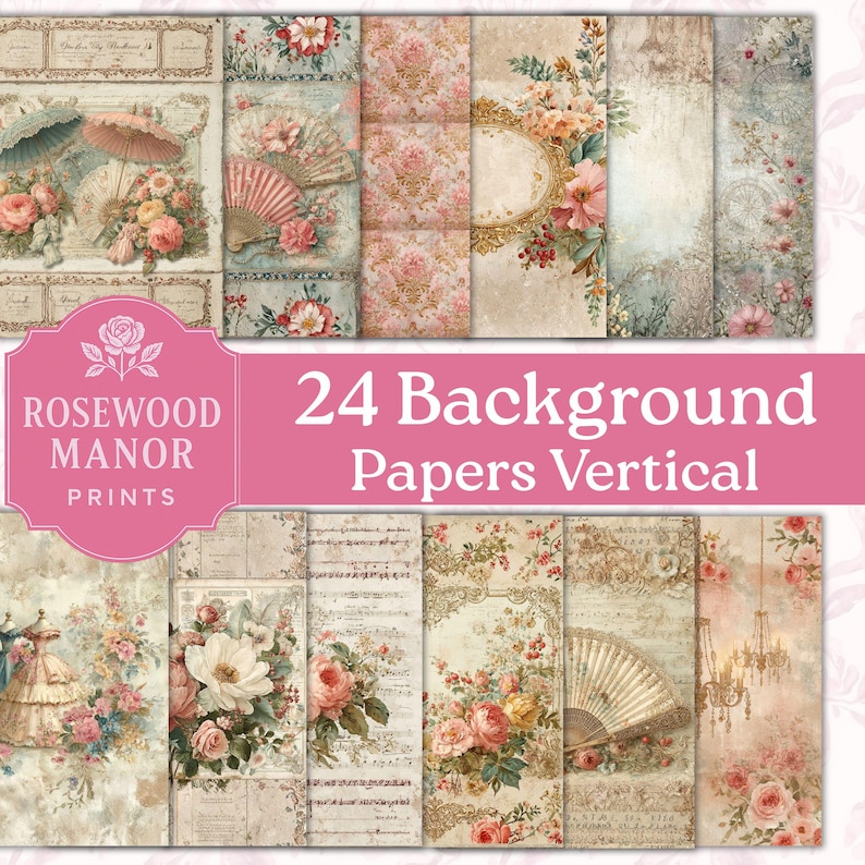 Regency Romance Journal Papers, Background Papers, Rosewood Manor ...
