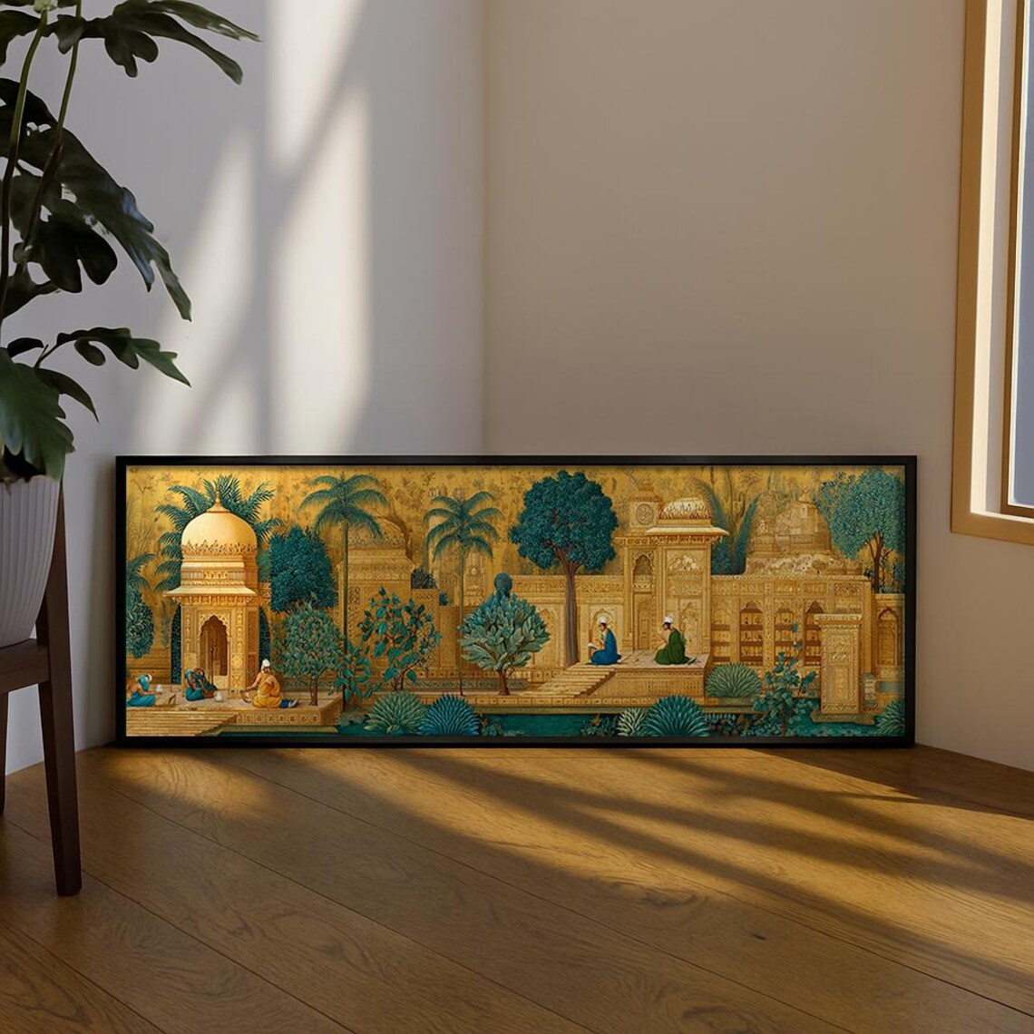 Long Narrow Pichwai Wall Art : Indian Culture Home Decor - Etsy