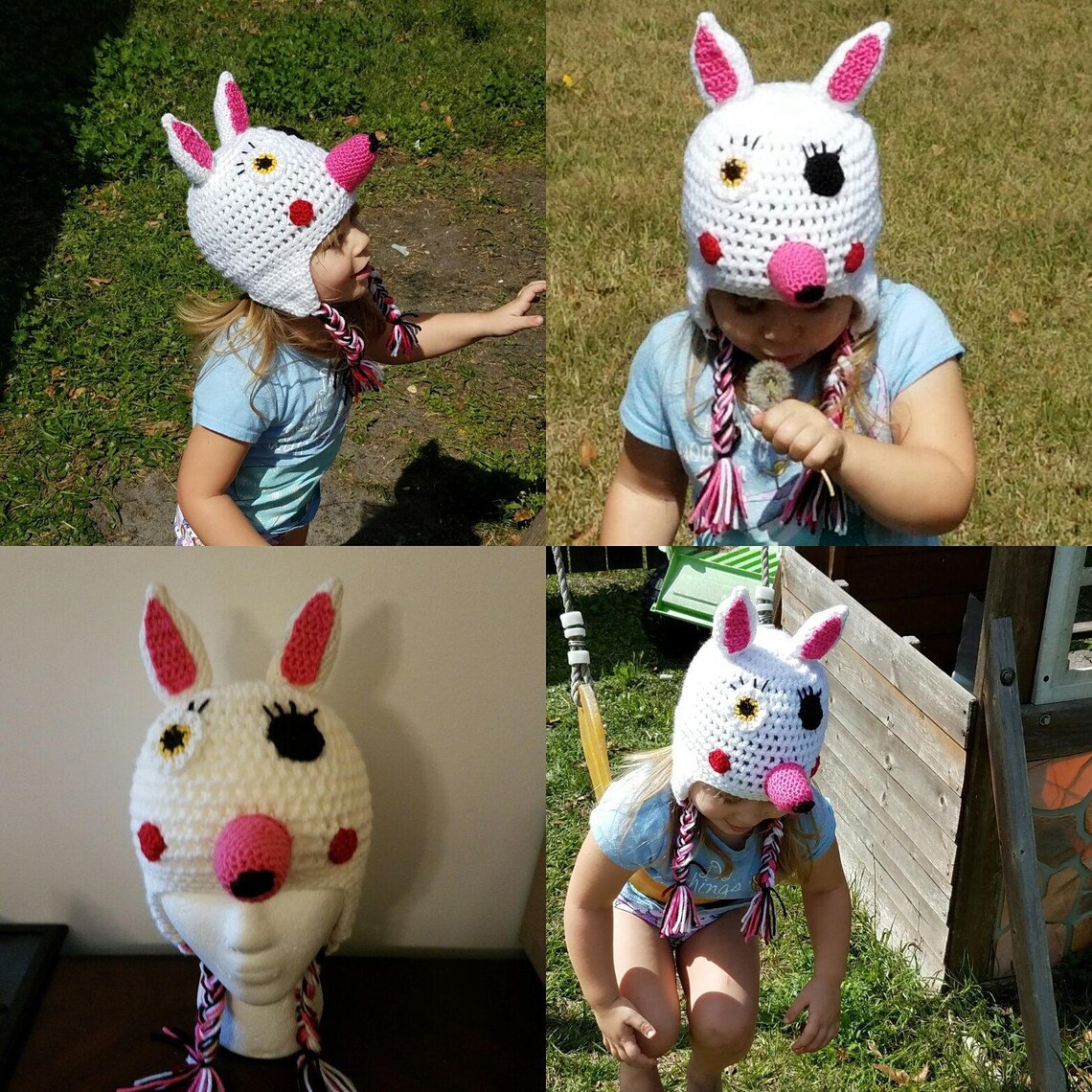 Five Nights at Freddy's Foxy and Mangle Inspired Hats - PATTERN - Etsy