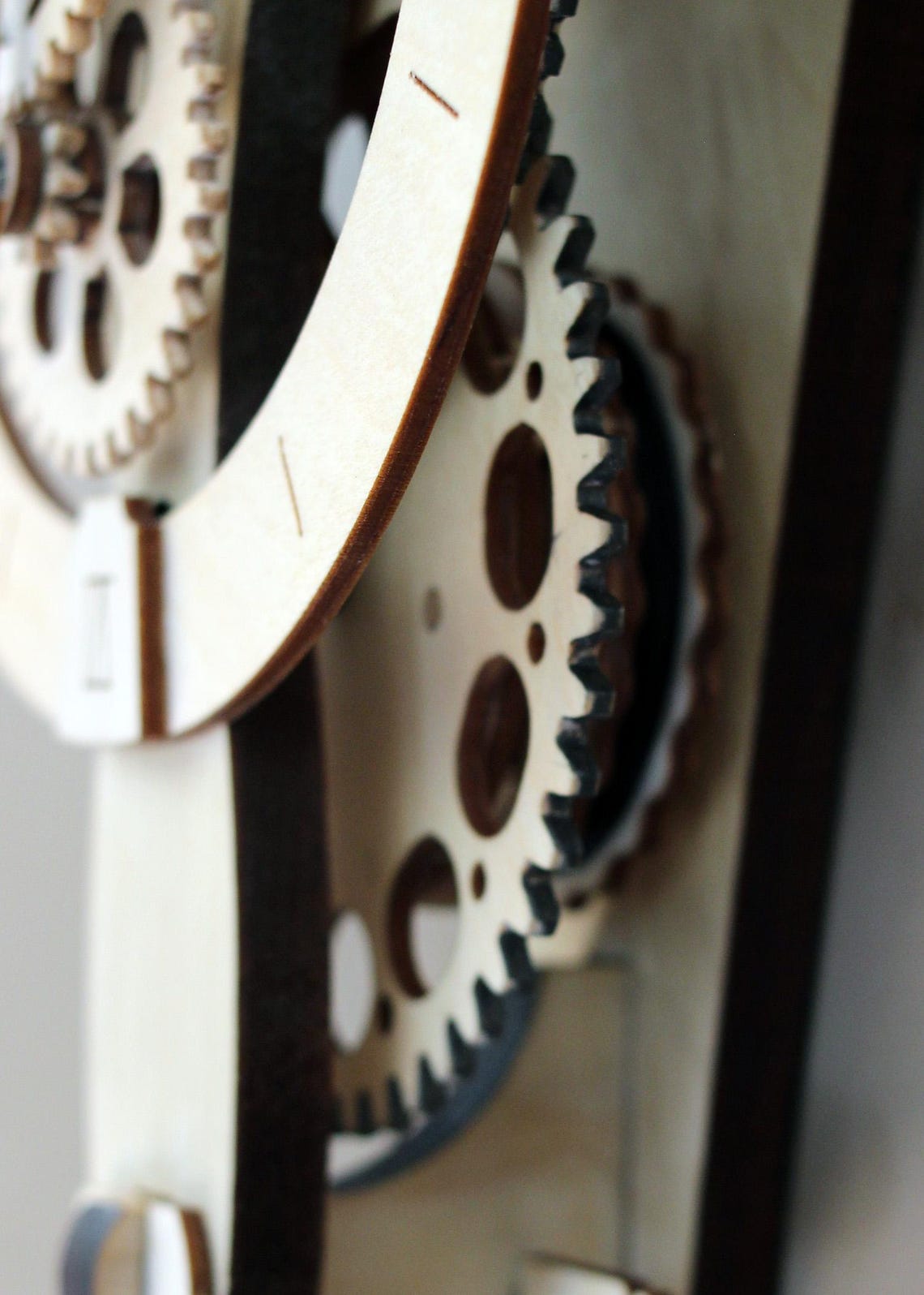 Hardwood Mechanical Counterweight and Pendulum Clock Kit (david) - Etsy