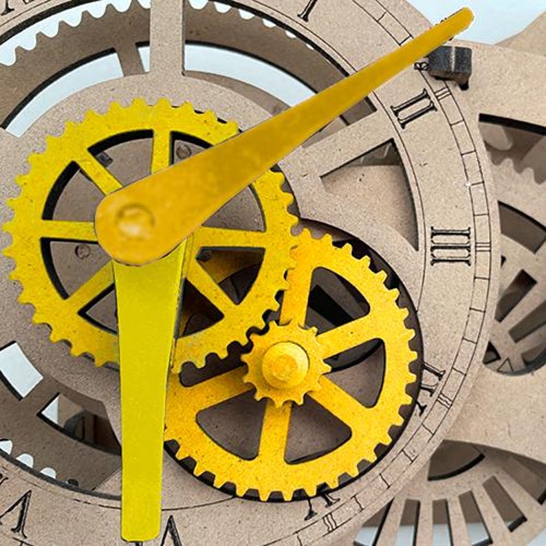 Mechanical Gear Clock Kit for First Time Clockmakers - Crossingham - Etsy