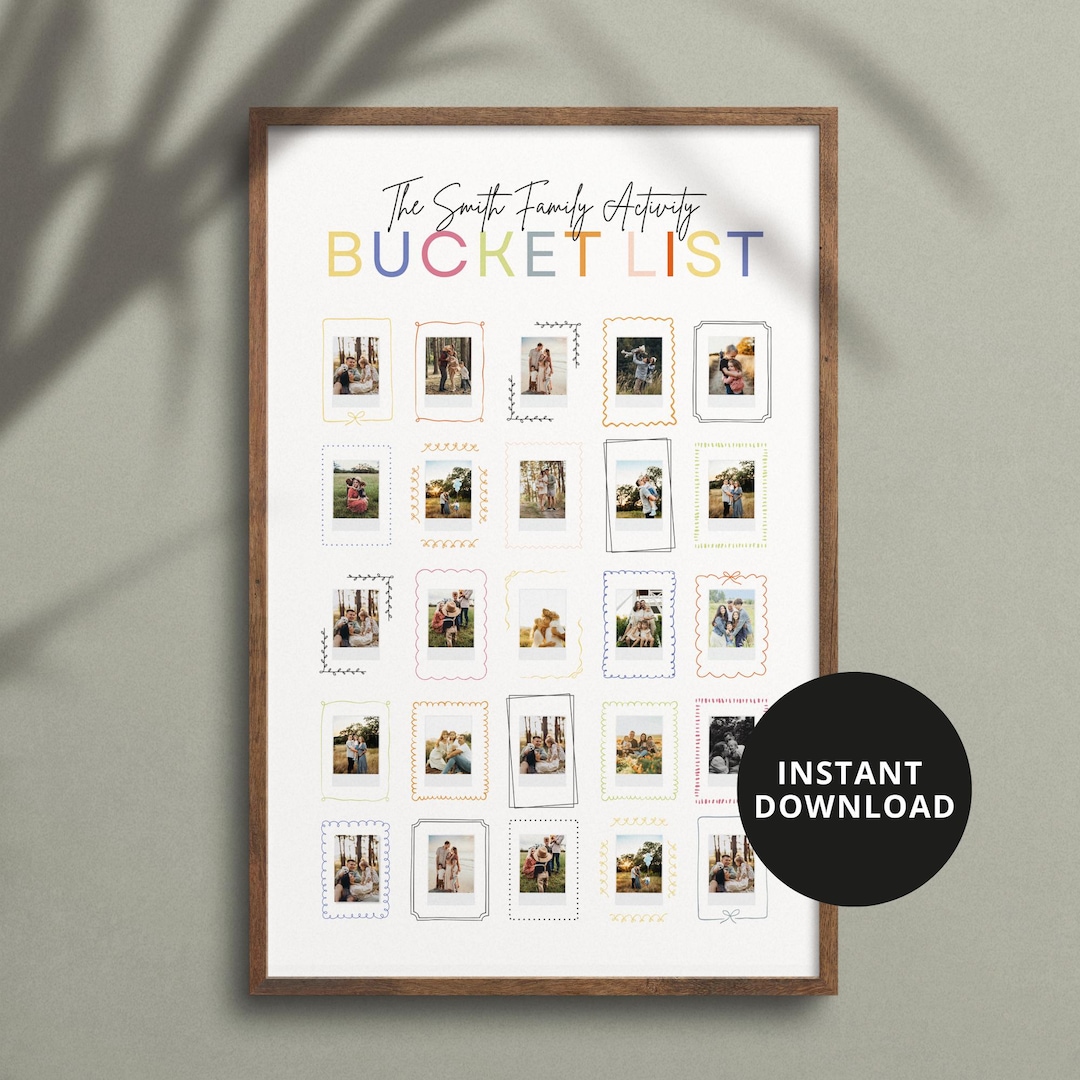 Our Adventure Book for Family Summer Bucket List Printable Activities ...