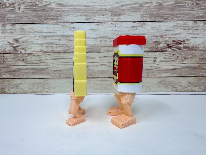 Chipso & Queso Brainrot Figurine Set – 3D Printed Fidget Desktop ...