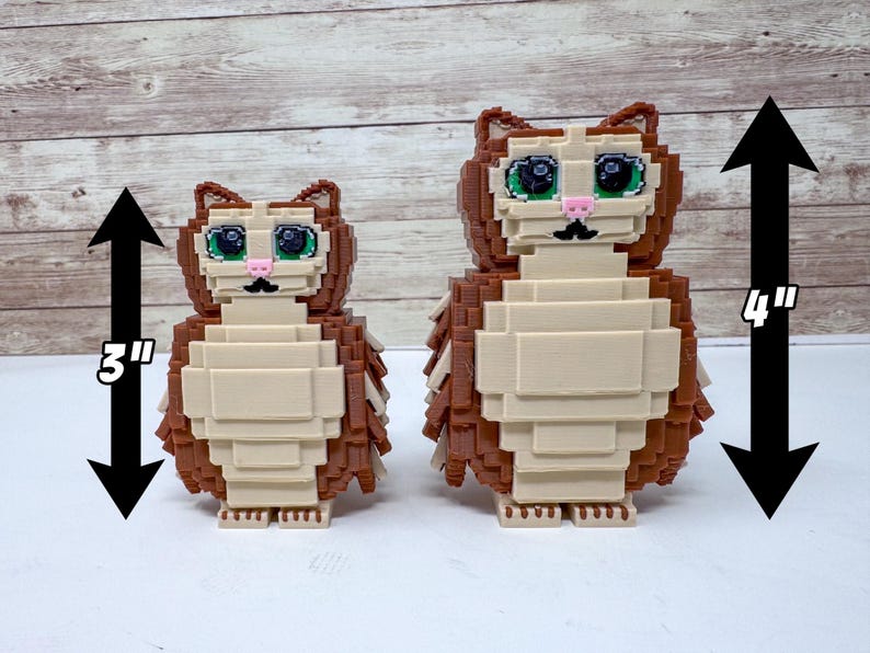 Meowl Brainrot Figurine – 3D Printed Fidget Desktop Buddy - Etsy