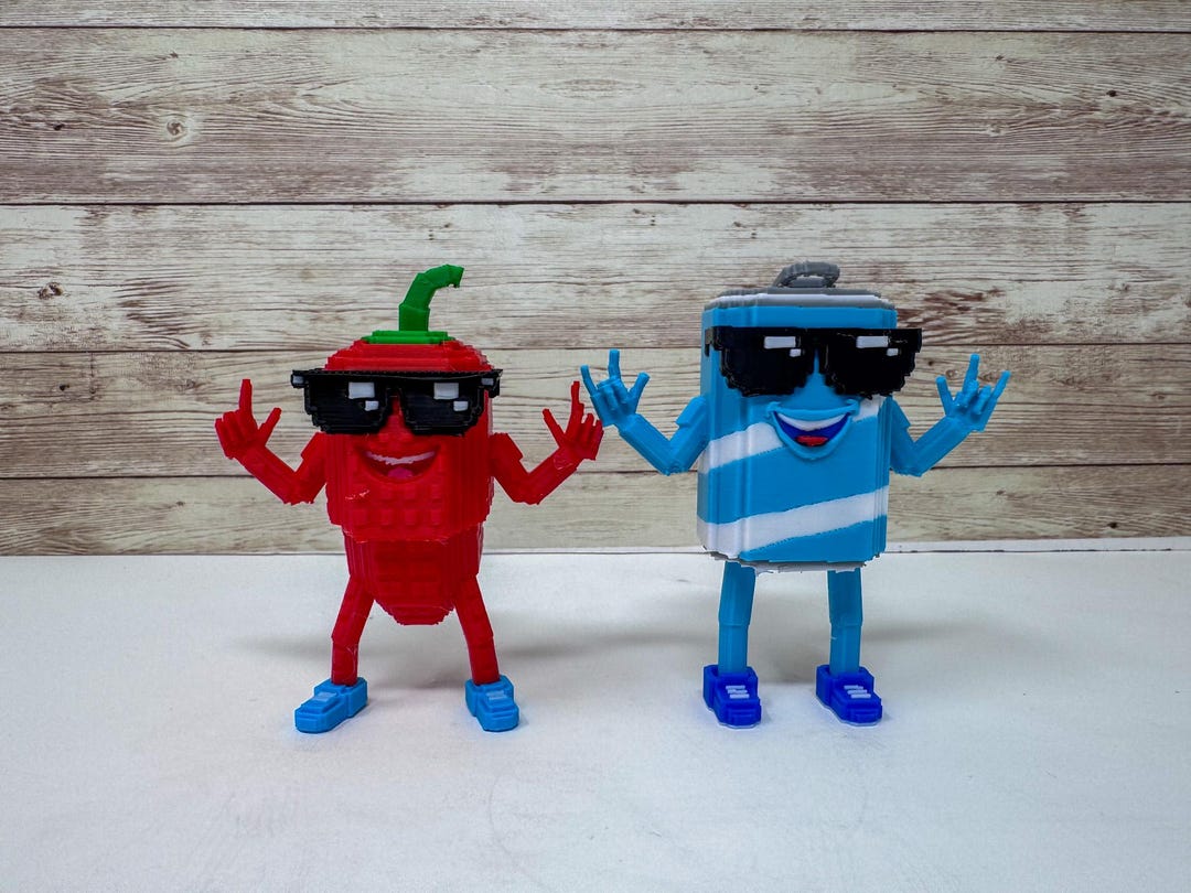 Swaggy Bros (chillin Chili & Swag Soda) Brainrot Figurine Set - 3d ...
