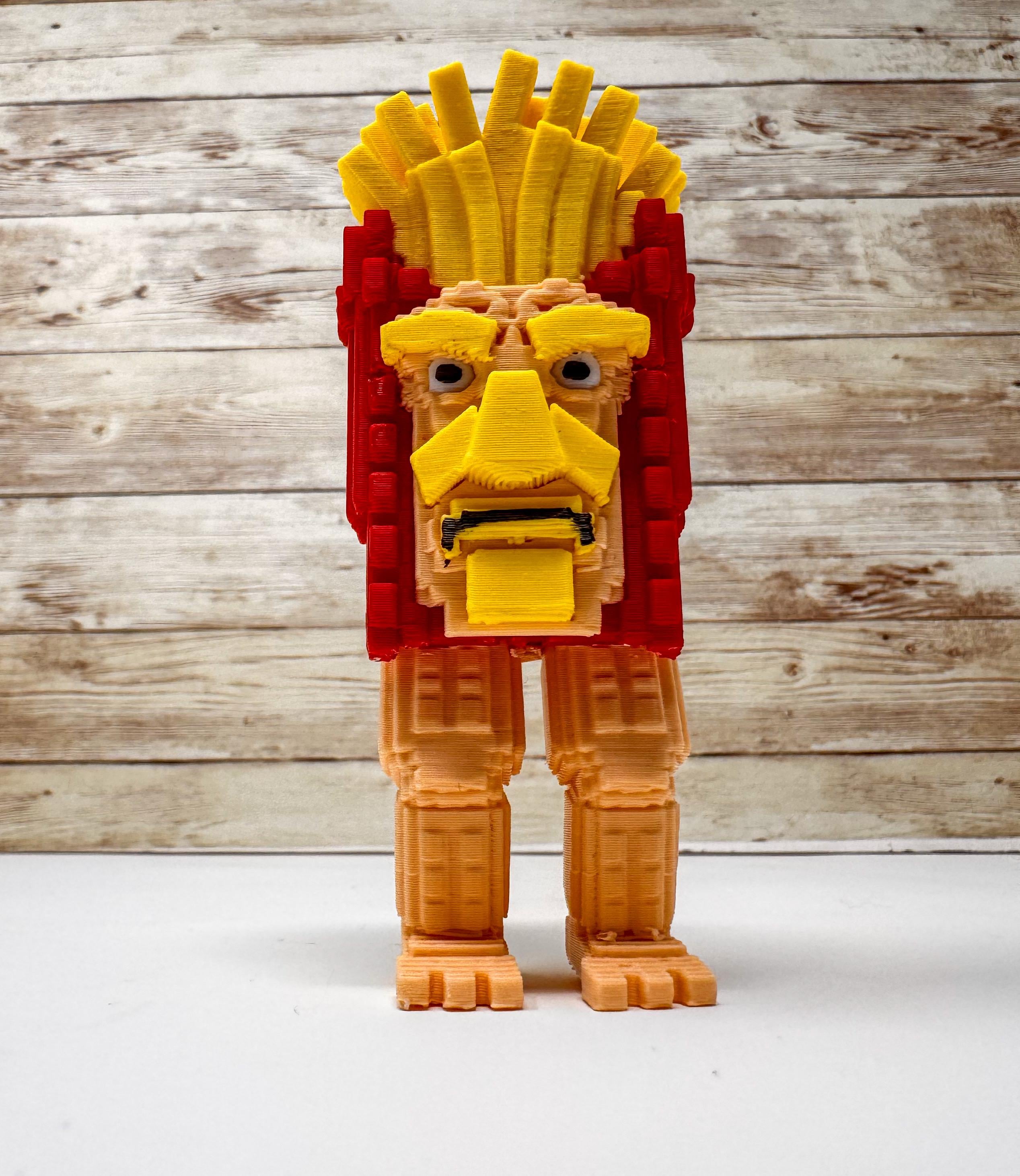 Burguro & Fryuro Brainrot Figurine Set – 3D Printed Fidget Desktop ...