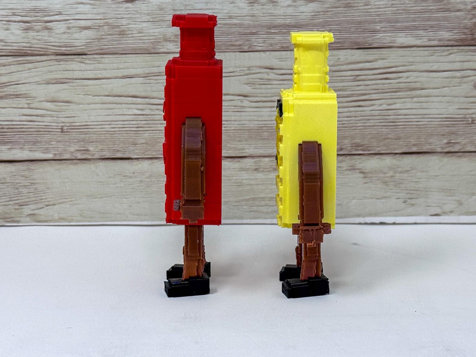 Ketchuro & Musturo Brainrot Figurine Set | 3D Printed Funny Ketchup ...