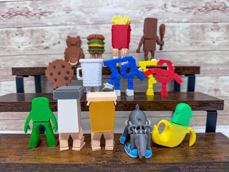 2" Mini Brainrot Meme Collection - 13 Characters Pack 3D Printed - Etsy
