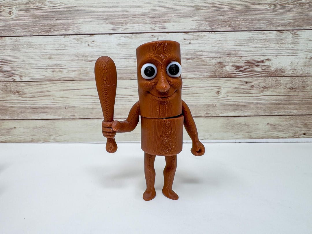 Tung Sahur Figurine – 3D Printed Brainrot Meme Desk Buddy - Etsy