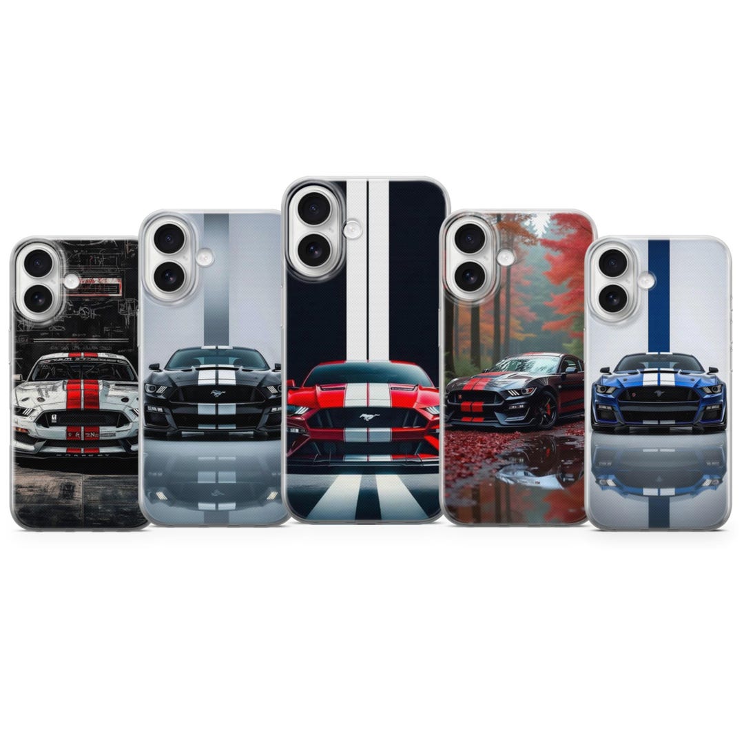 Shelby Mustang Phone Case, Muscle Car Gift Cover for iPhone 17 Pro Max ...