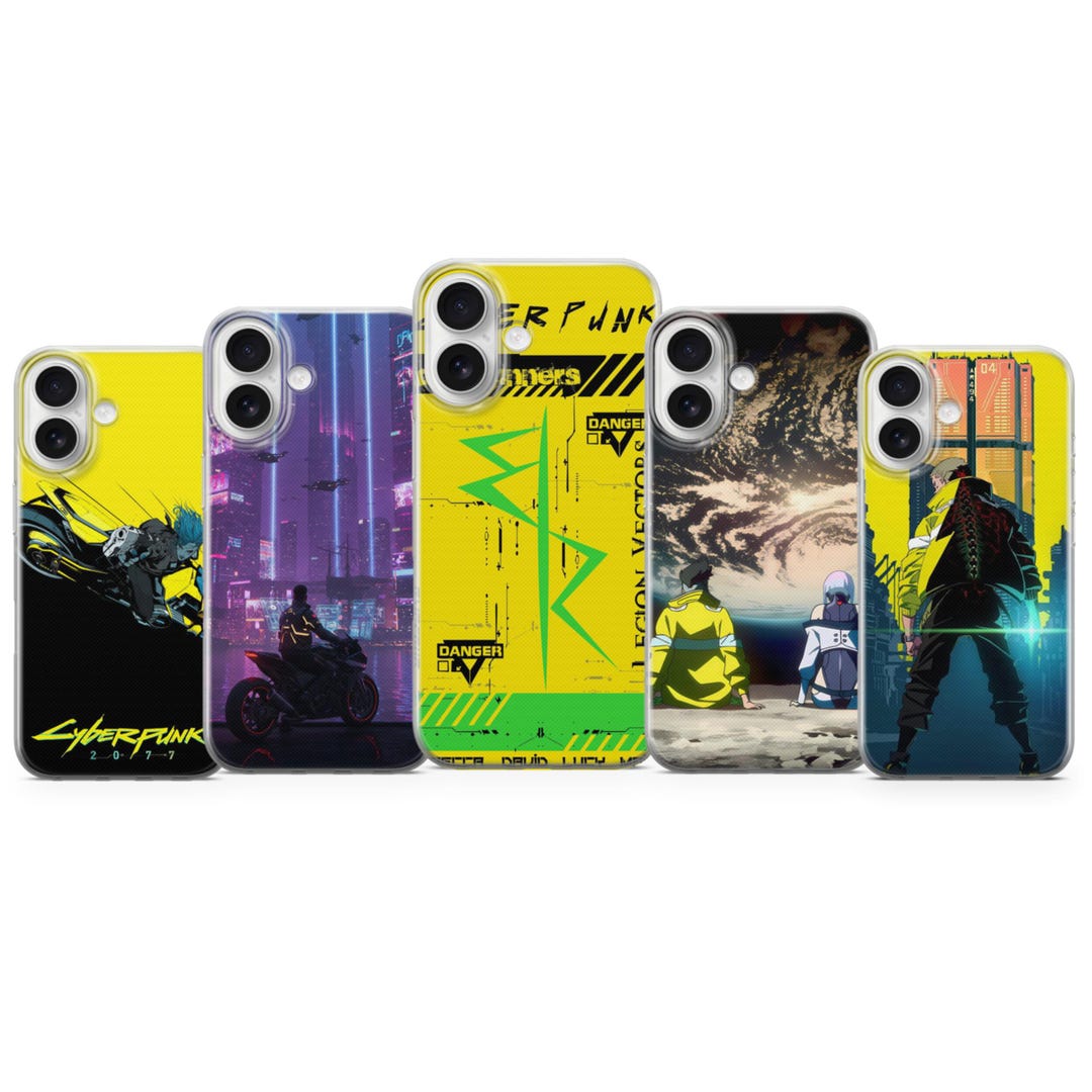 Cyberpunk Phone Case Hacker Gaming Cover for iPhone 17pro, 16, 15, 14 ...