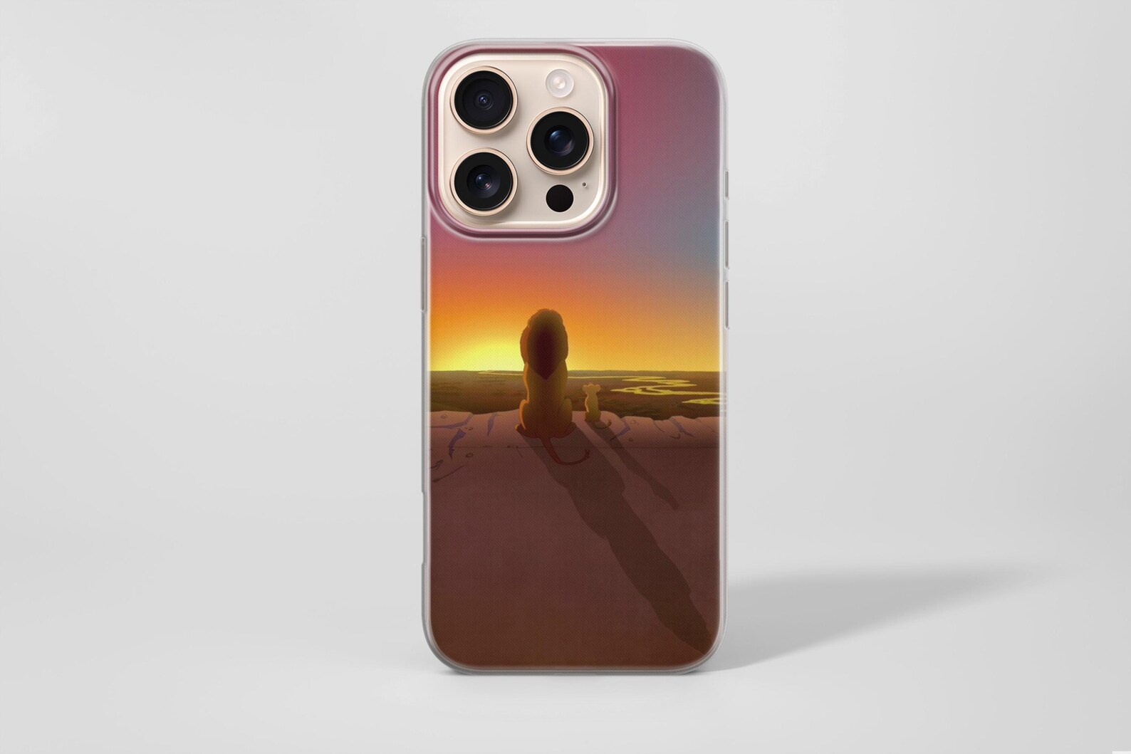 Funda de teléfono de El Rey León con diseño de Mufasa Simba para iPhone ...
