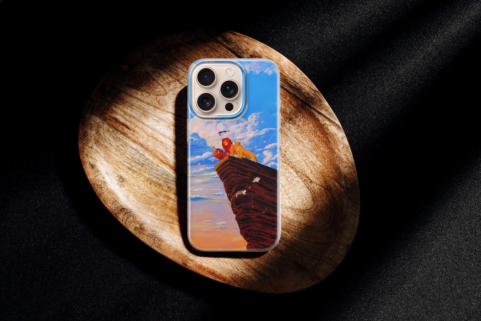 Funda de teléfono de El Rey León con diseño de Mufasa Simba para iPhone ...