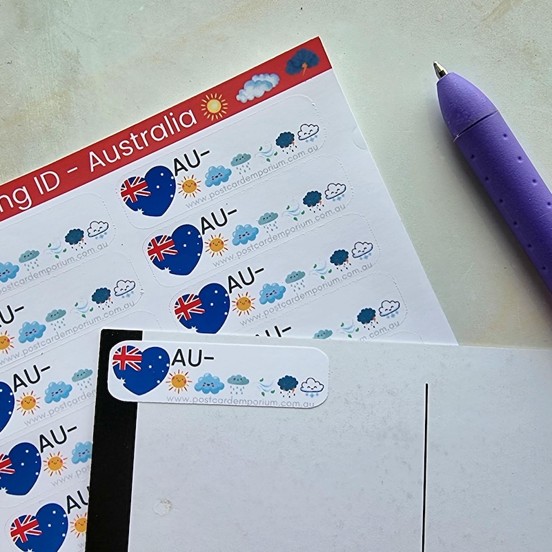 Postcrossing Sticker - Etsy