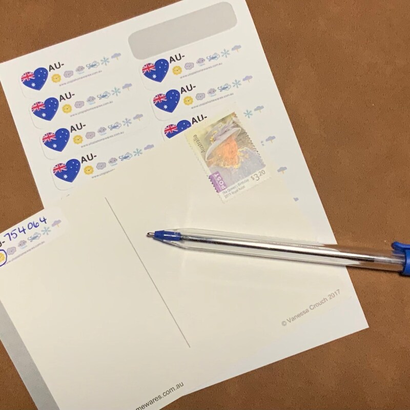 Postcrossing Sticker - Etsy