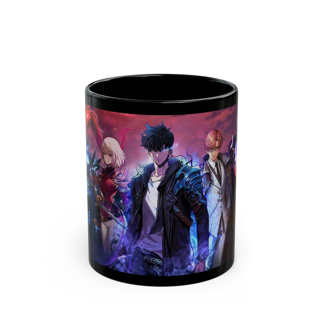 Solo Leveling Black Mug, Anime Coffee Cup, Manhwa Gift - Etsy