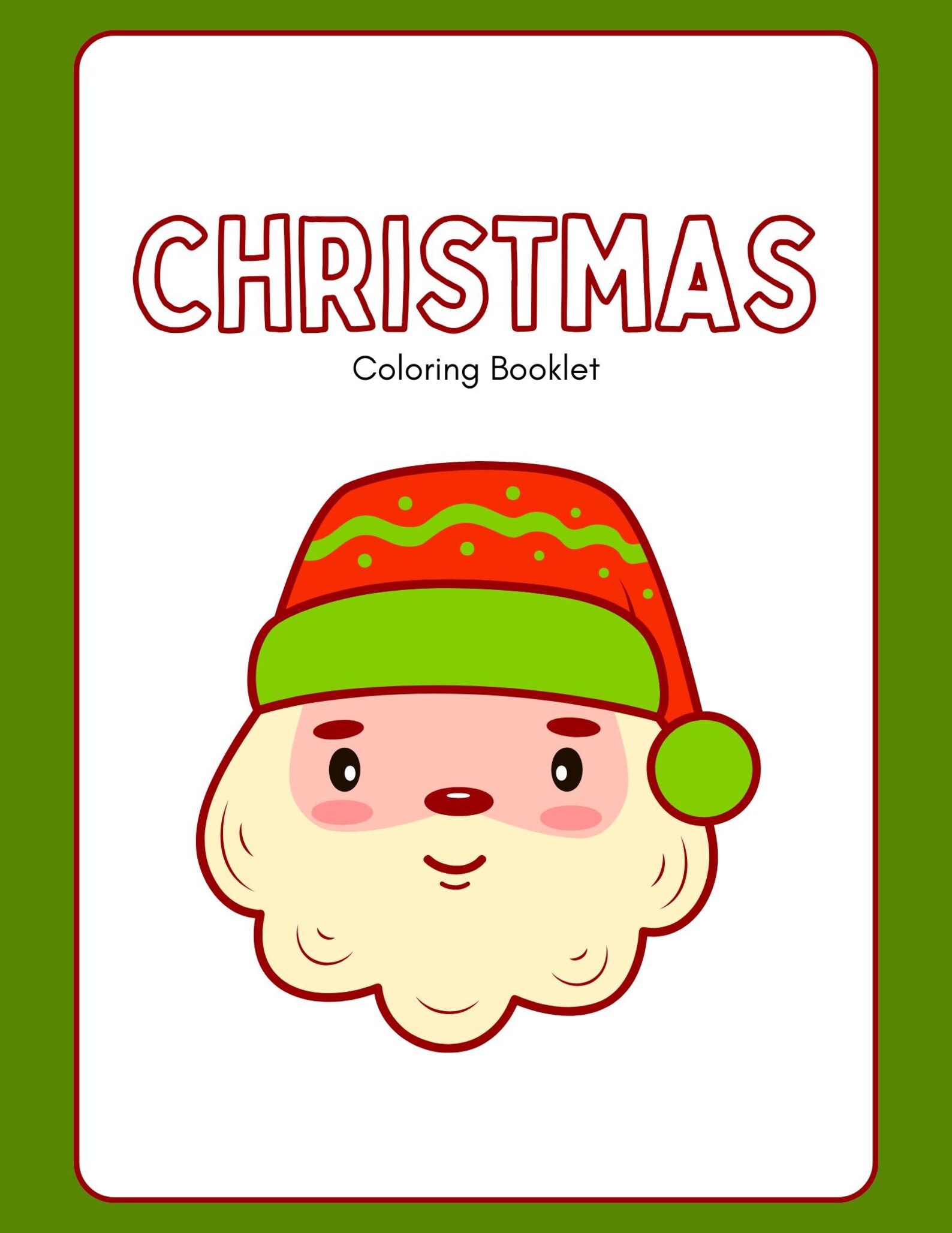 10 Christmas Coloring Pages - Etsy