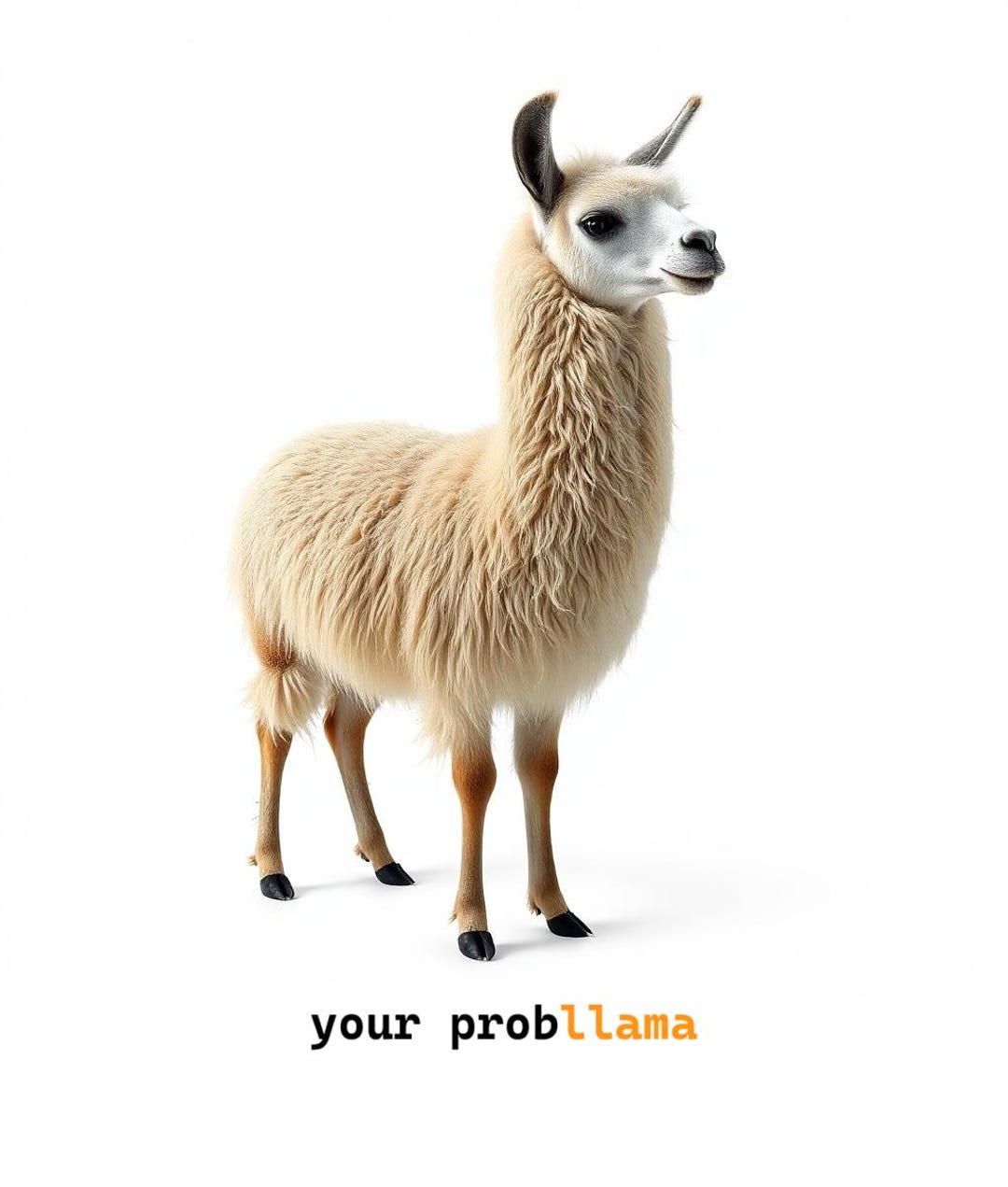 No Probllama Funny Digital Design | Instant Download - Etsy