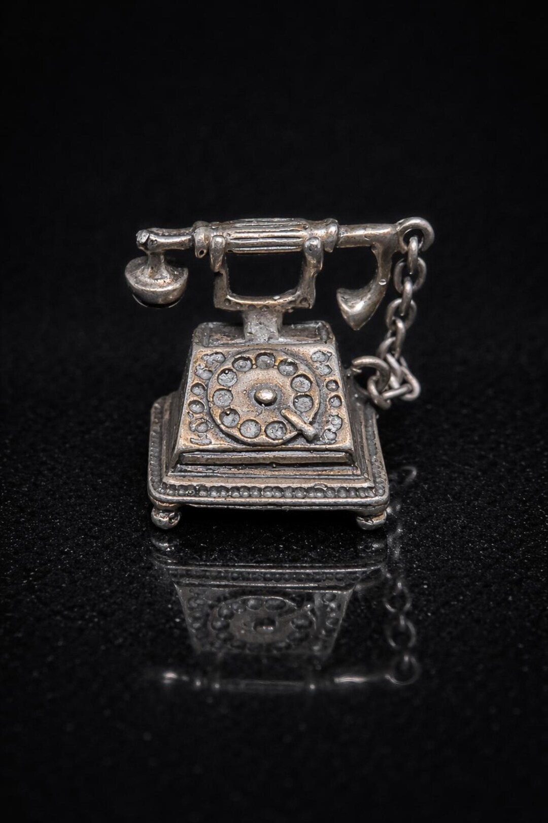 Vintage Italian 800 Silver Rotary Telephone Miniature – Arezzo AR ...