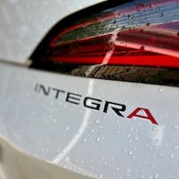 White Front & Rear Bumper Letters for Acura Integra 1998-2001 Car ...