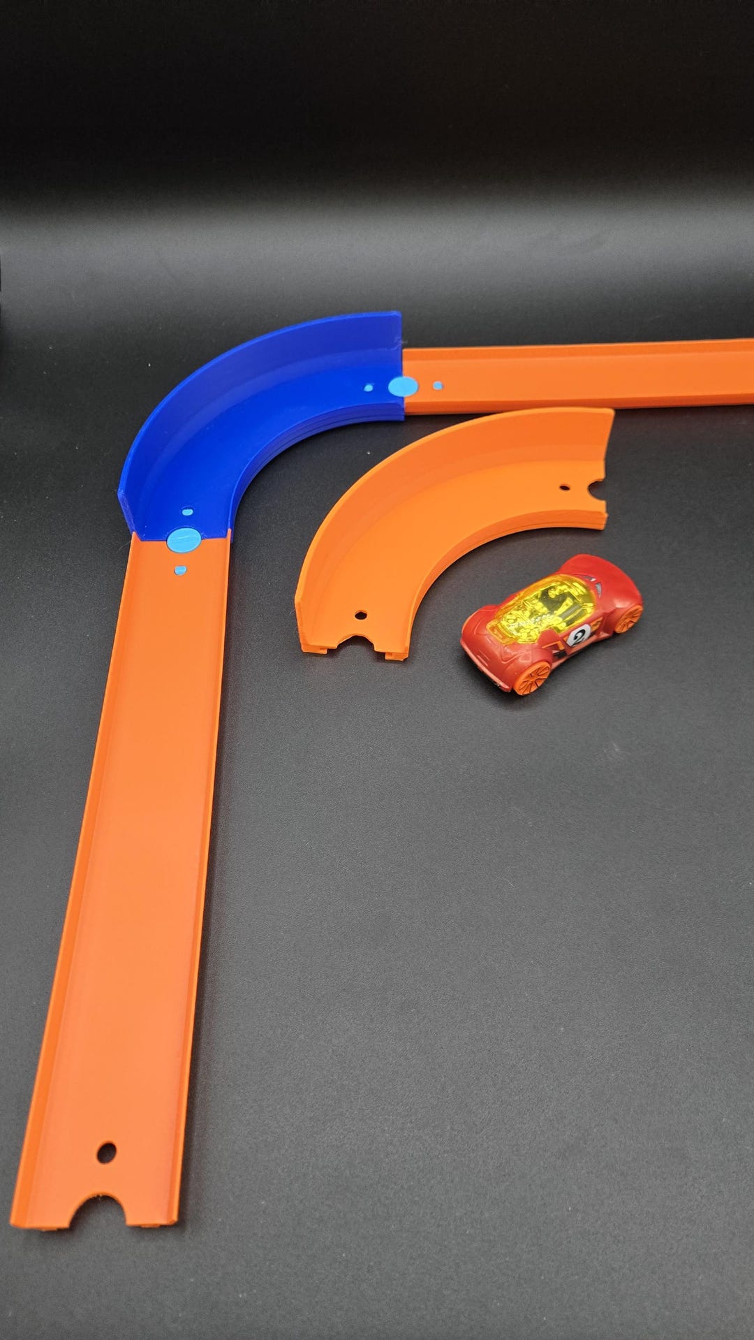 90 Degree Turn Track Part - Hotwheels Compatible - Qty 2 - Track/car ...