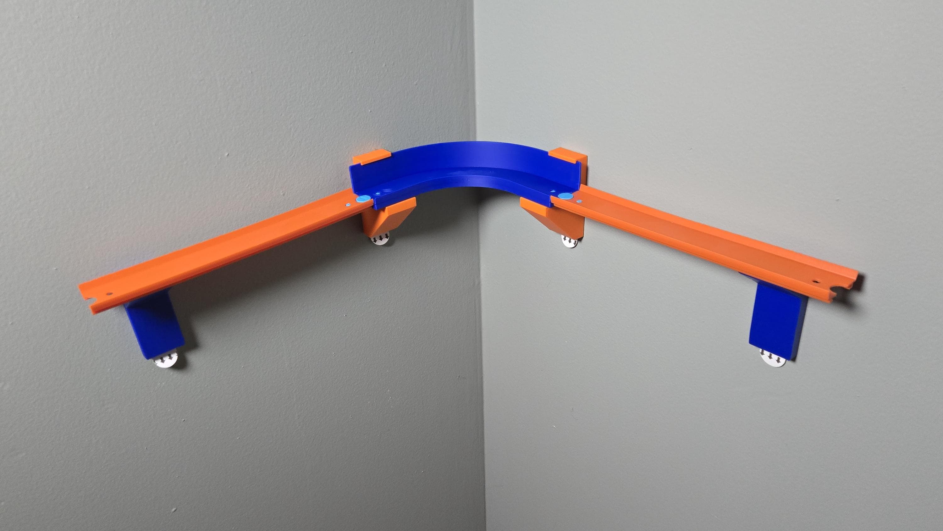 No-wall-damage 90 Degree Turn Set – Hot Wheels® Track Compatible *track ...