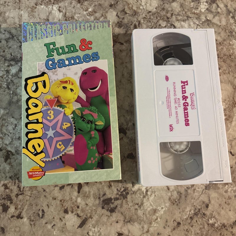 Barney Vhs Tapes - Etsy