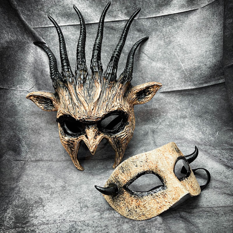 Cosplay Masks Half - Etsy