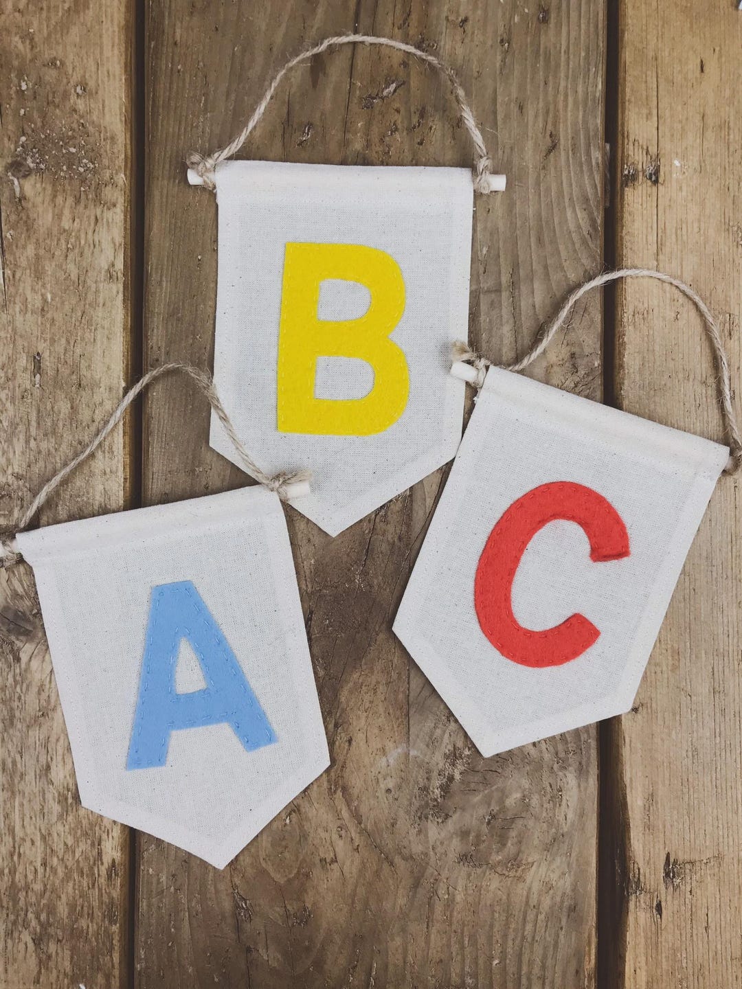 Mini Letter Banner - Etsy