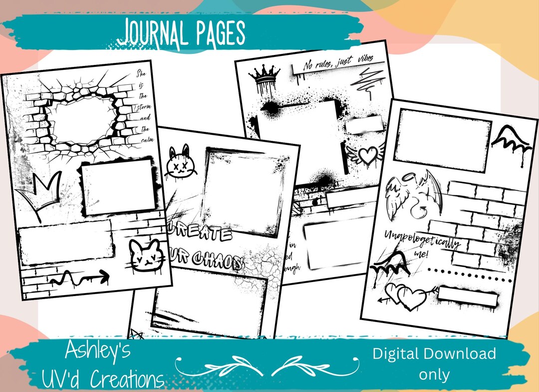 Printable Journal Pages - Etsy
