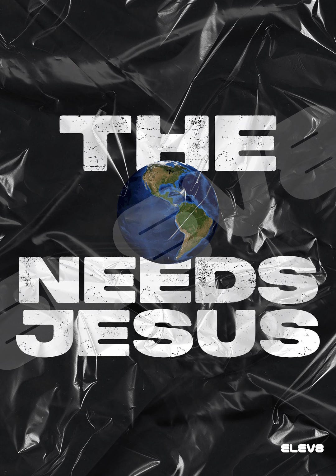 The World Needs Jesus – Christian Wall Art | Inspirational Faith Print ...