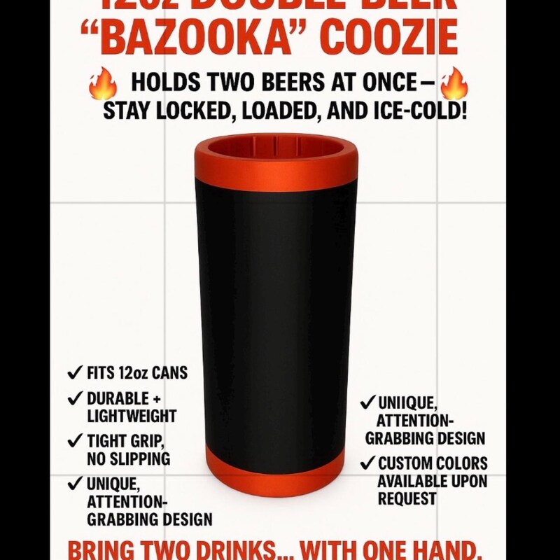 2 Can Koozie Holder - Etsy