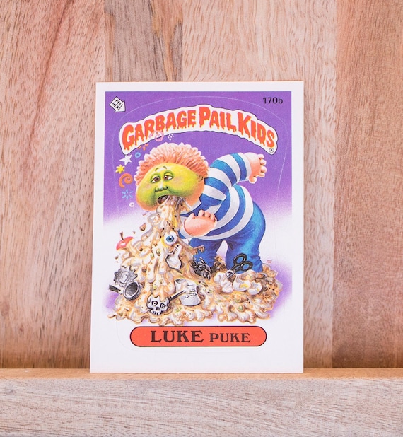 1986 Garbage Pail Kids Card Luke Puke 5th Series 170b Lot - Etsy