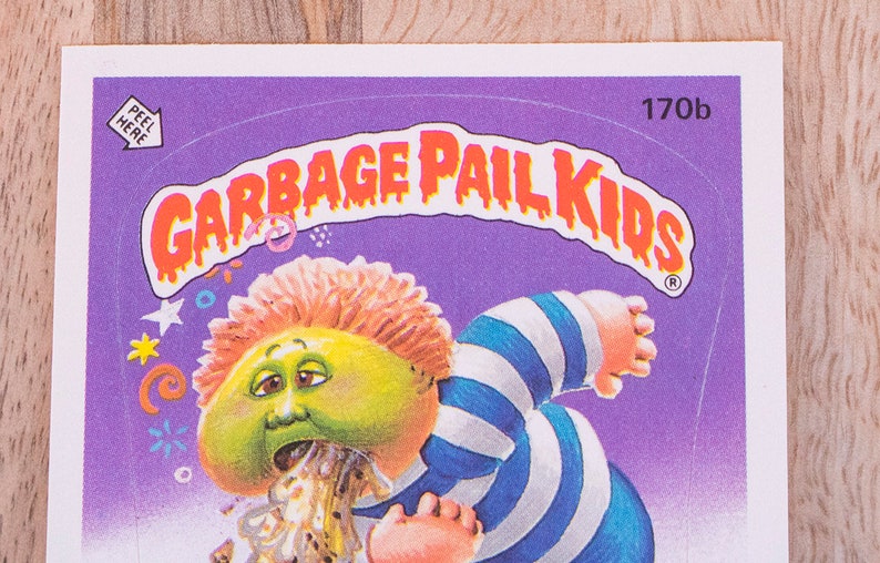 1986 Garbage Pail Kids Card, Luke Puke, 5th Series 170b, Lot 13, Mint ...
