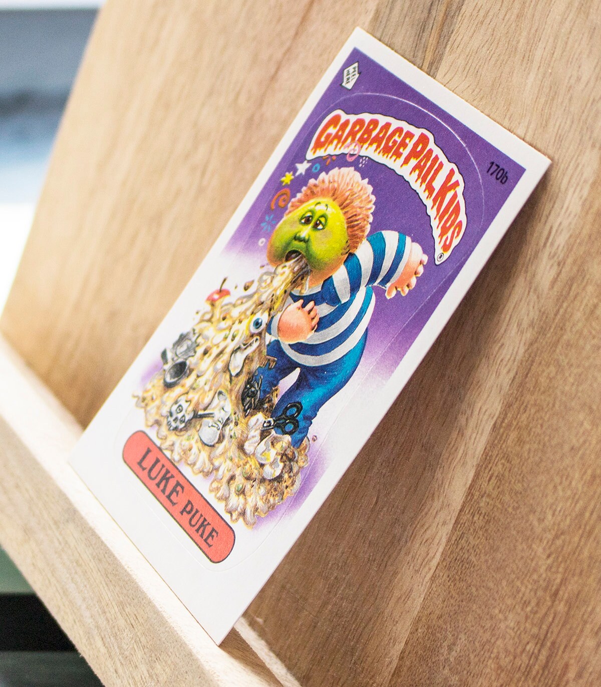 1986 Garbage Pail Kids Card, Luke Puke, 5th Series 170b, Lot 13, Mint ...