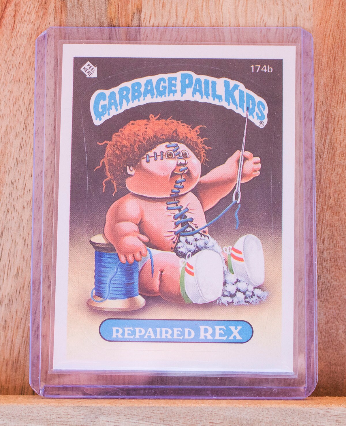 1986 Garbage Pail Kids Card Repaired Rex 5th Series 174b - Etsy