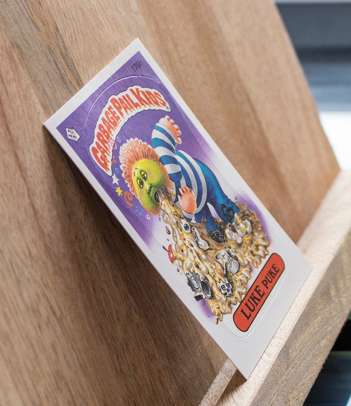 1986 Garbage Pail Kids Card, Luke Puke, 5th Series 170b, Lot 13, Mint ...